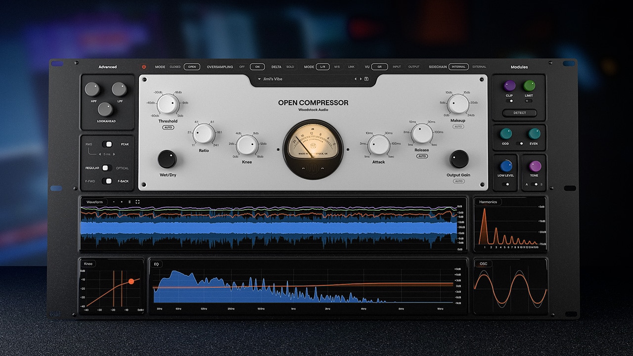 Woodstock Audio Debuts with Multipurpose Compressor Plugin