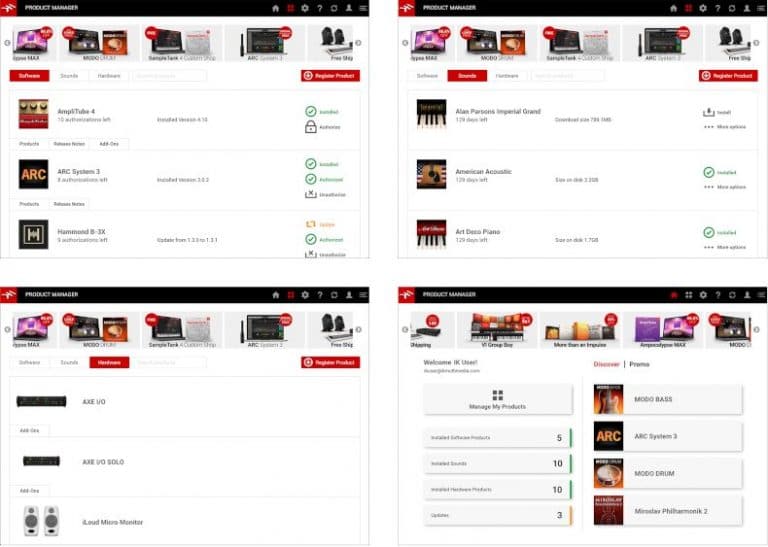 IK Multimedia enhances user software experience with IK Product Manager