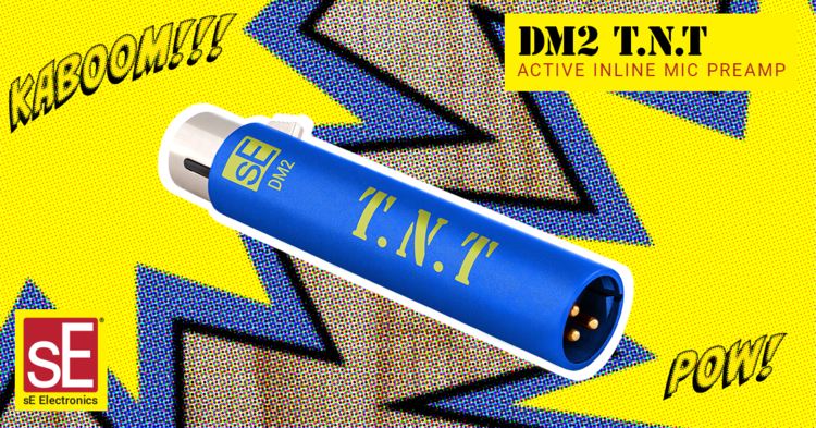 New from sE: V7 BLACK, X1 A Color Versions, sE8 Cardioid Capsule (P)