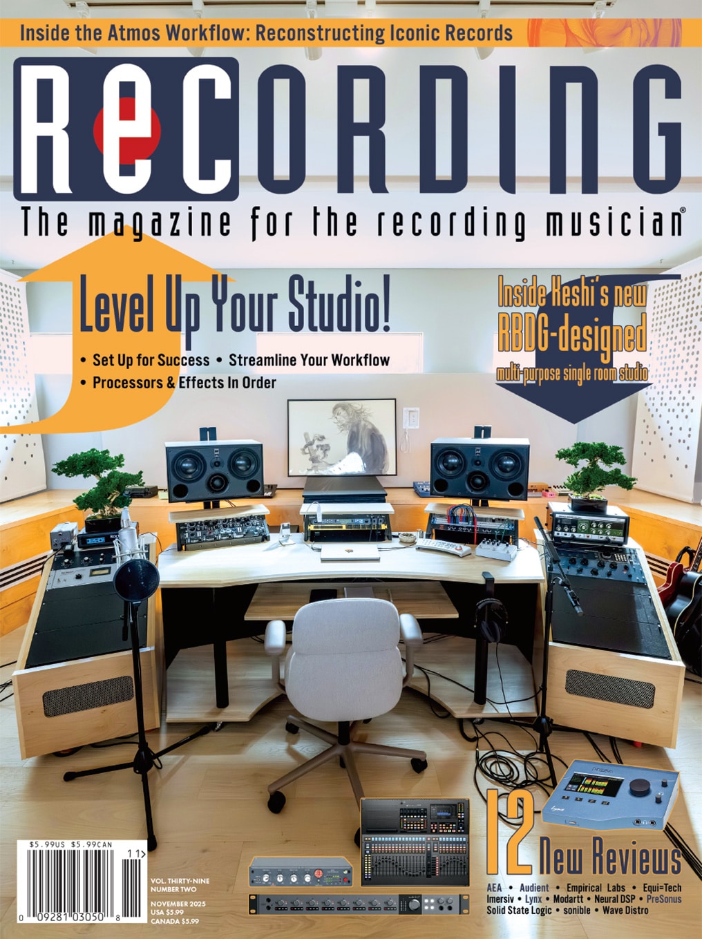 Recording Magazine December 2025: Holiday Buyer’s Guide!